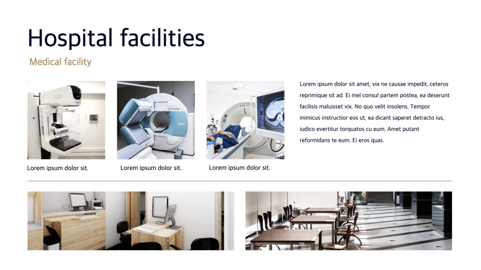 Hospital introduction team presentation template