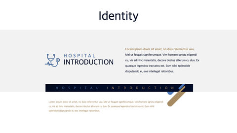 Hospital introduction team presentation template