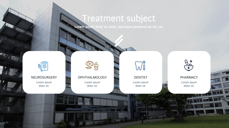 Hospital introduction team presentation template