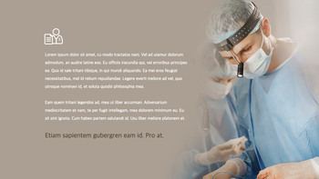 Hospital introduction team presentation template