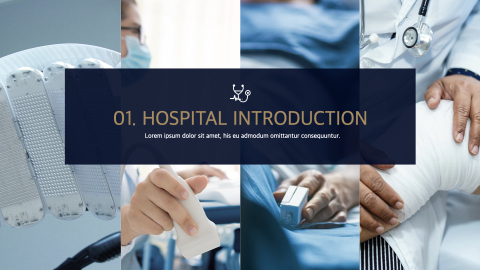 Hospital introduction team presentation template