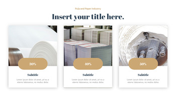 Pulp & Paper Industry Action plan PPT|Business|Templates