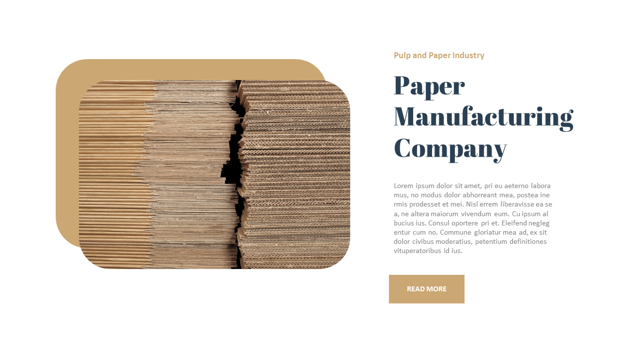 Pulp & Paper Industry Action plan PPT|Business|Templates