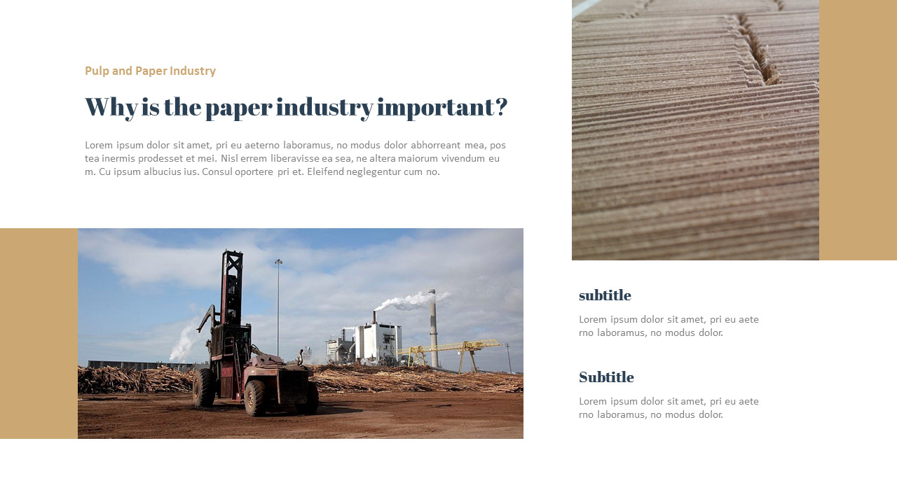 Pulp & Paper Industry Action plan PPT|Business|Templates