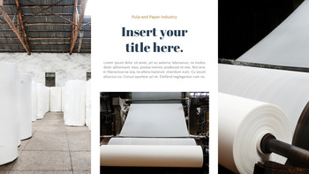 Pulp & Paper Industry Action plan PPT|Business|Templates