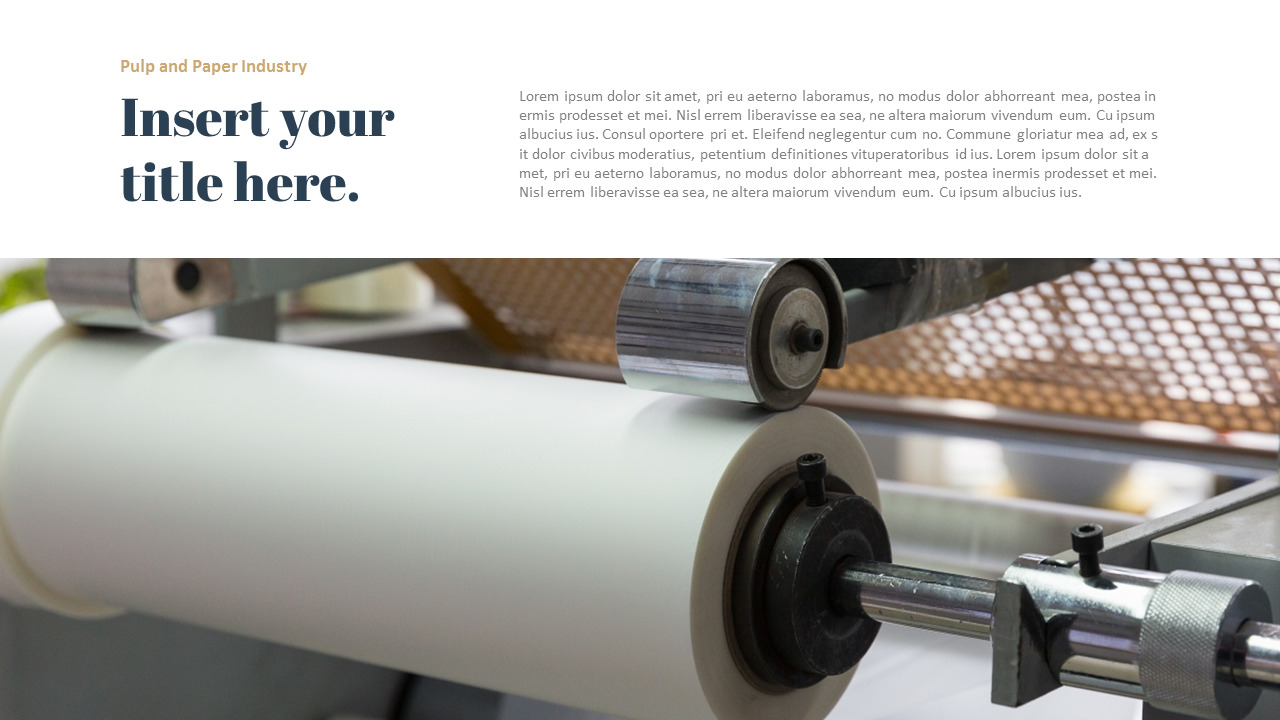 Pulp & Paper Industry Action plan PPT|Business|Templates