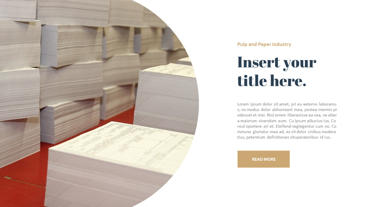 Pulp & Paper Industry Action plan PPT|Business|Templates