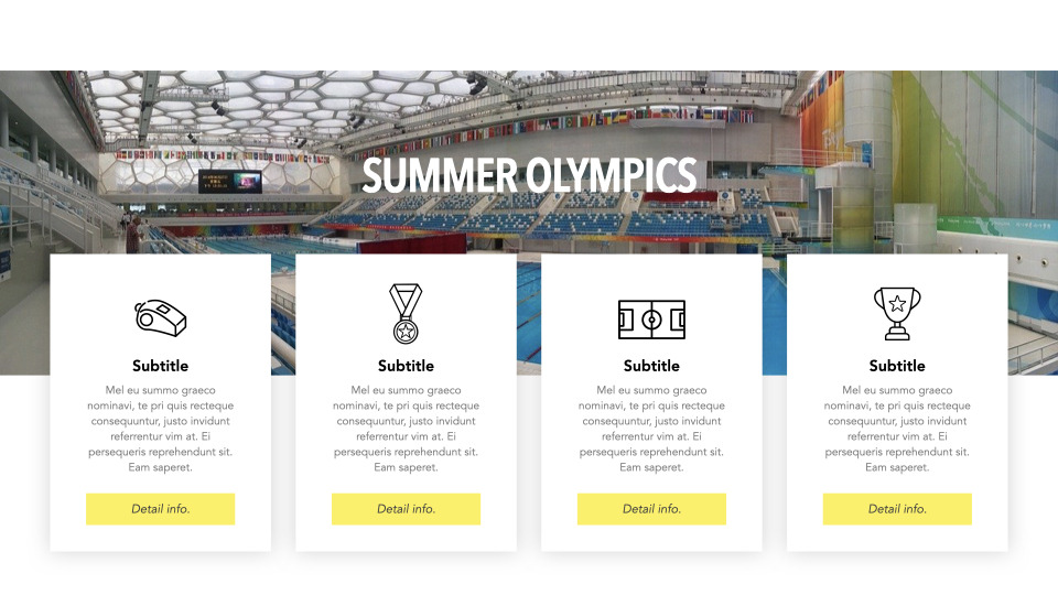 Summer Olympic Games template keynote|Lifestyle