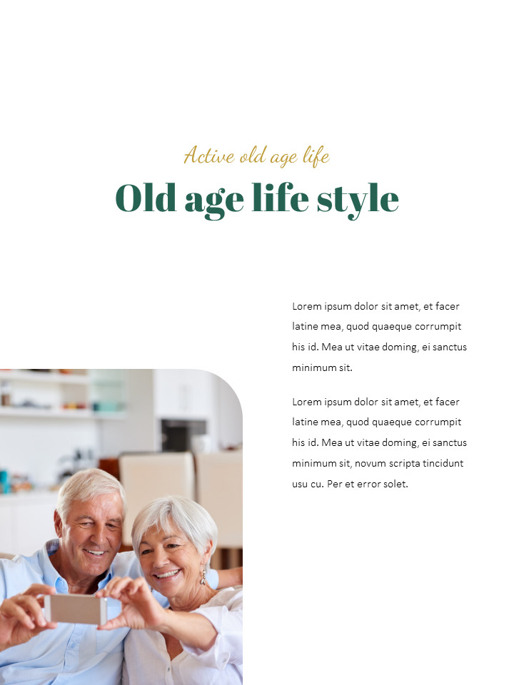 Active Old Age Action plan PPT