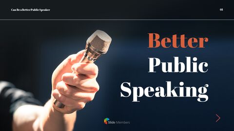 Better Public Speaking Simple PPT Templates