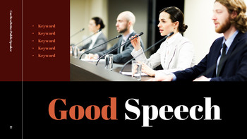 Better Public Speaking Simple PPT Templates
