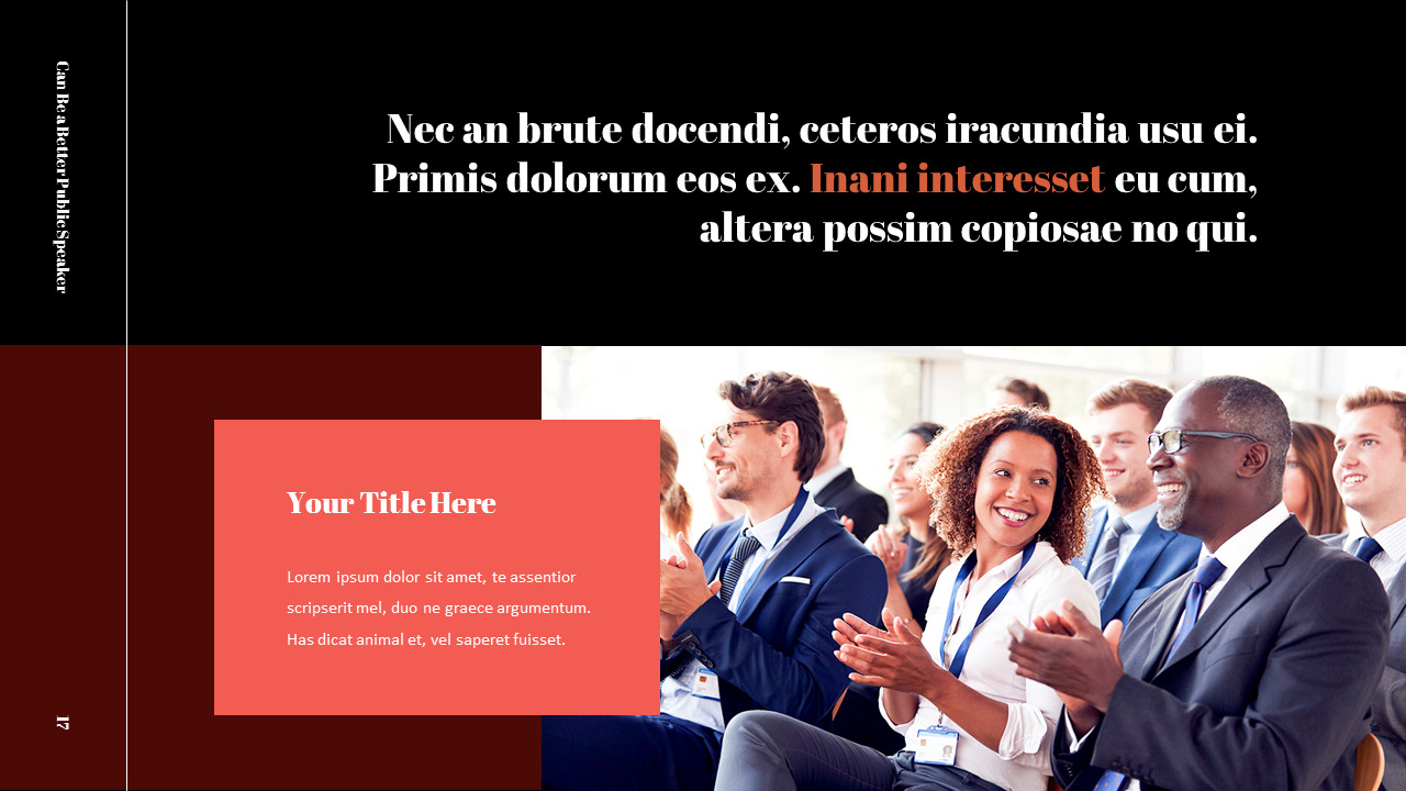 Better Public Speaking Simple PPT Templates