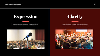 Better Public Speaking Simple PPT Templates