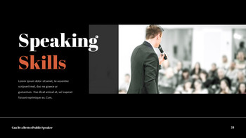 Better Public Speaking Simple PPT Templates