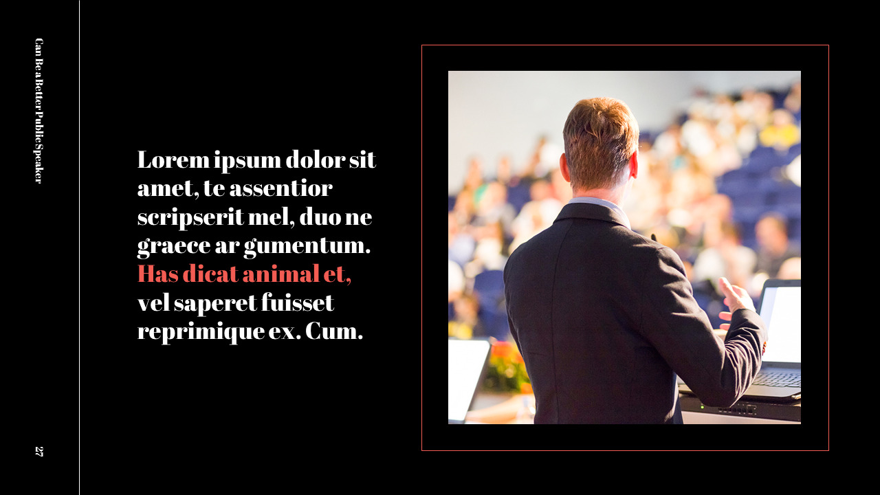 Better Public Speaking Simple PPT Templates