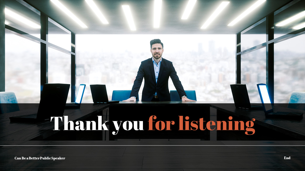 Better Public Speaking Simple PPT Templates