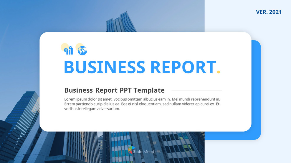 Business Report Theme Presentation Templates
