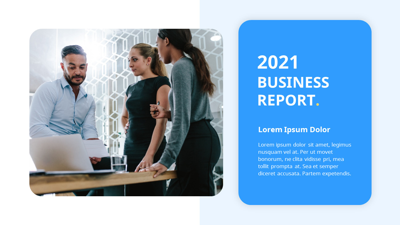 Business Report Theme Presentation Templates