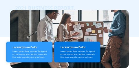 Business Report Theme Presentation Templates