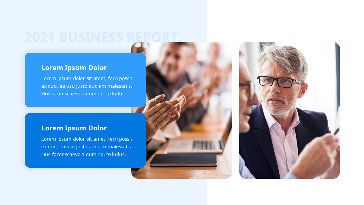 Business Report Theme Presentation Templates