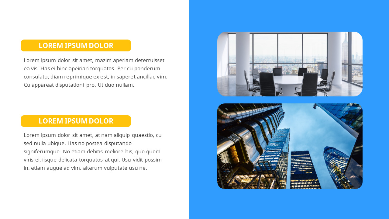 Business Report Theme Presentation Templates