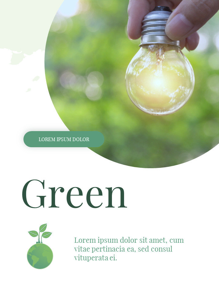 Go Green Eco Friendly presentation slide