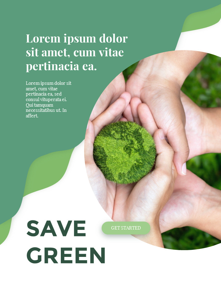 Go Green Eco Friendly presentation slide