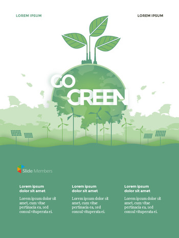 Go Green Eco Friendly presentation slide
