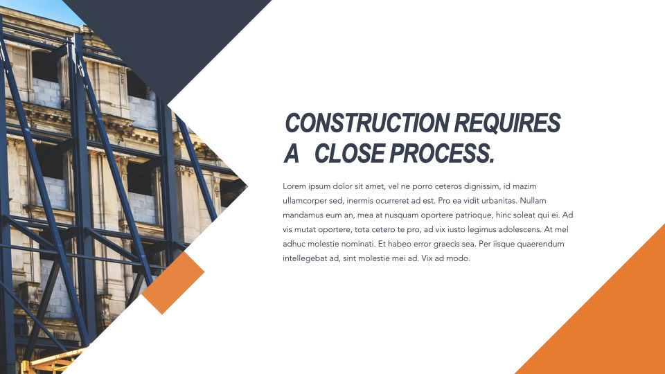 Construction presentation slide|Keynote