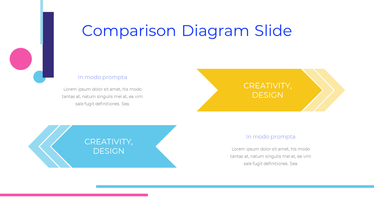 Creativity, Design and Business Simple Slides Design