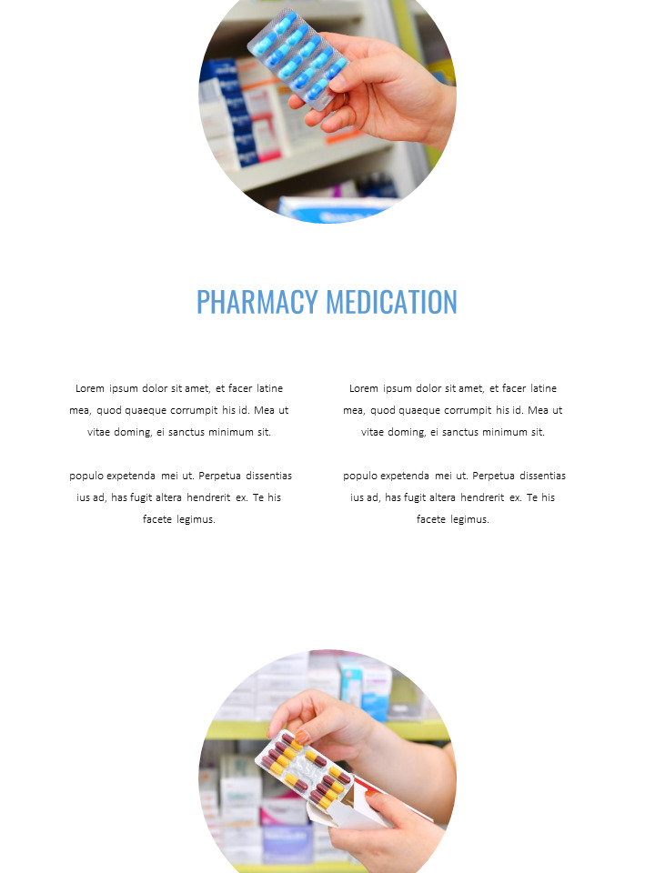 Pharmacy Google Slides Template Design
