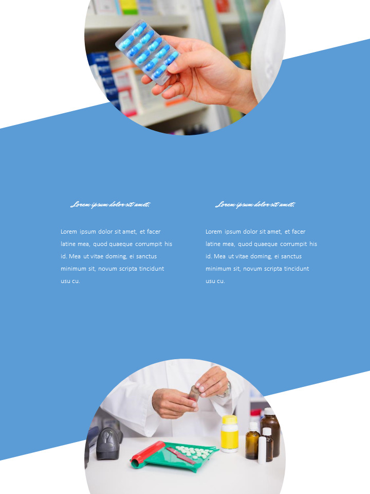 Pharmacy Google Slides Template Design