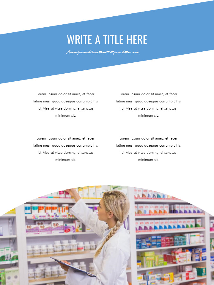 Pharmacy Google Slides Template Design