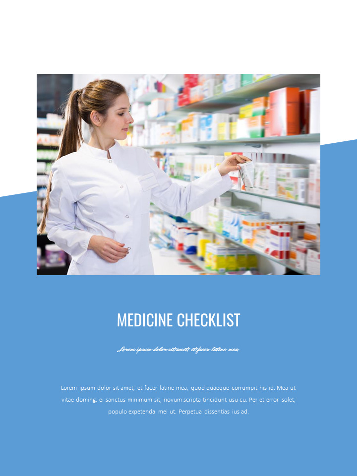 Pharmacy Google Slides Template Design