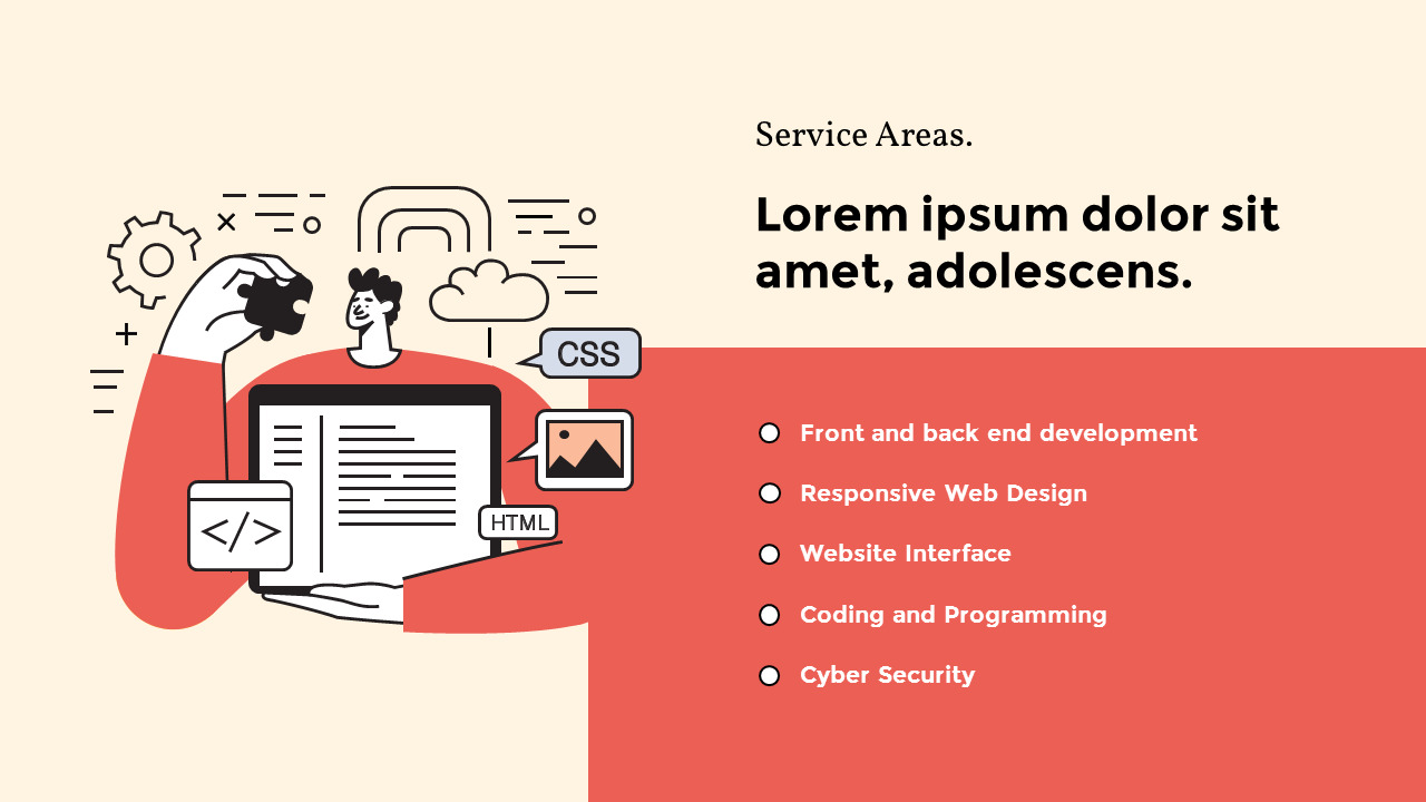 Mobile App & Web Development Agency company profile template design