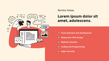 Mobile App & Web Development Agency company profile template design