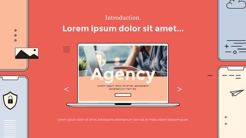 Mobile App & Web Development Agency company profile template design