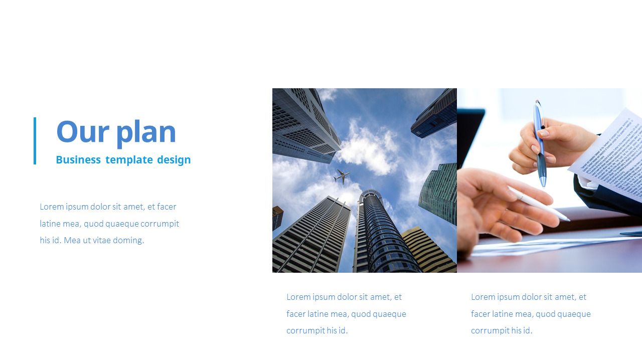 Success Business template design