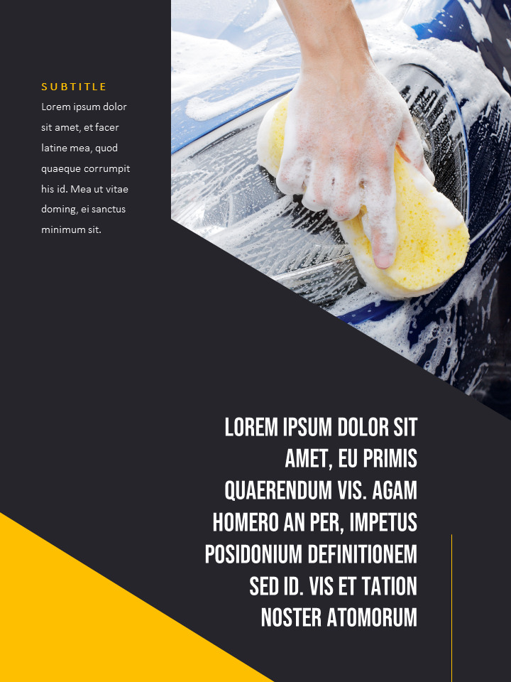 Car Wash Best PPT Design
