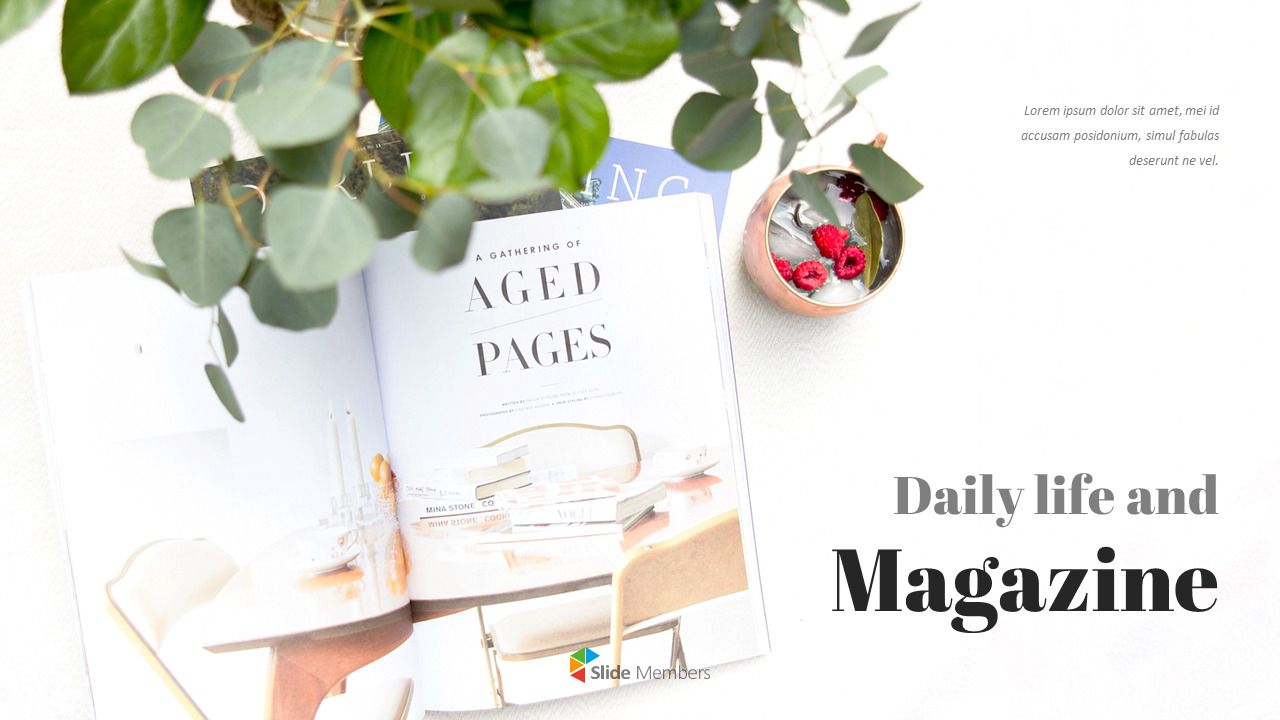 Daily Life and Magazine PPT Templates Design|Lifestyle