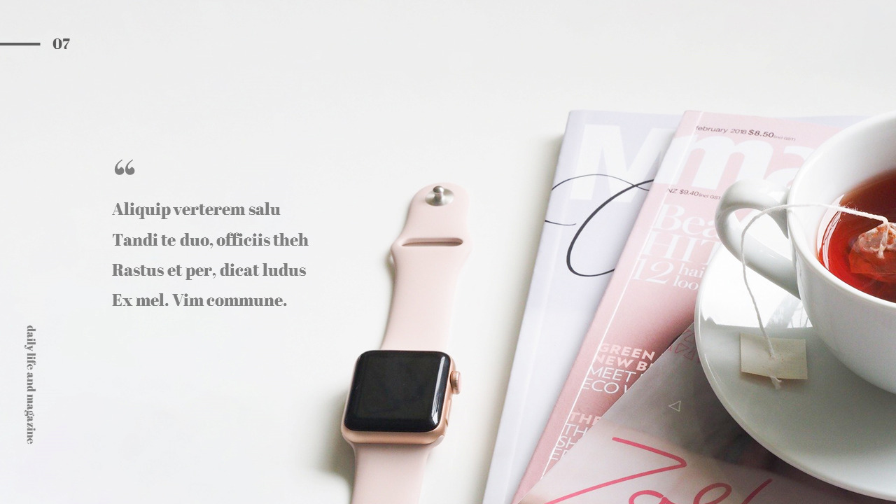 Daily Life and Magazine PPT Templates Design|Lifestyle