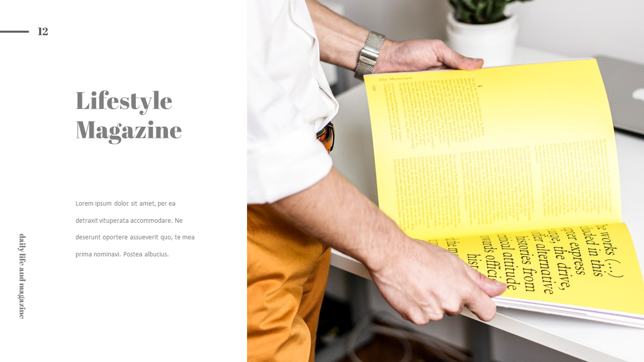 Daily Life and Magazine PPT Templates Design|Lifestyle