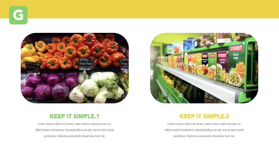 Grocery Store keynote theme|IT/Commerce