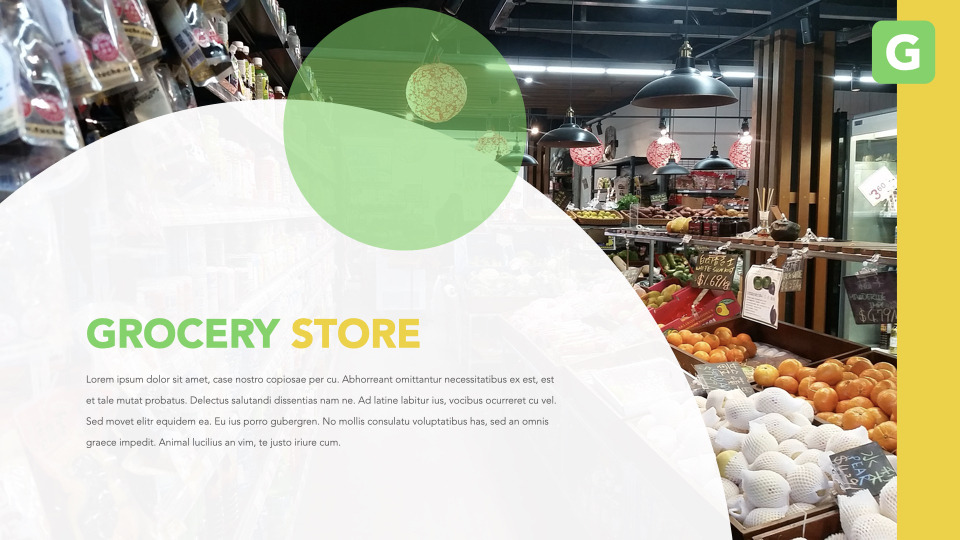 Grocery Store keynote theme|IT/Commerce