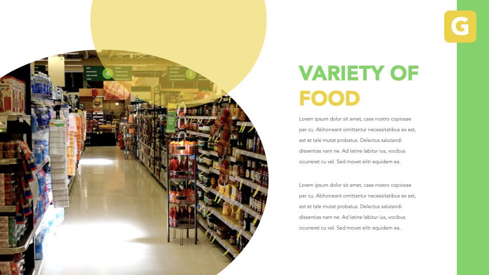 Grocery Store keynote theme|IT/Commerce