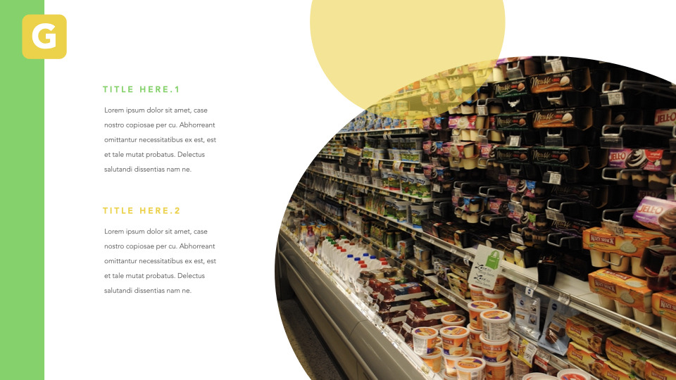 Grocery Store keynote theme|IT/Commerce