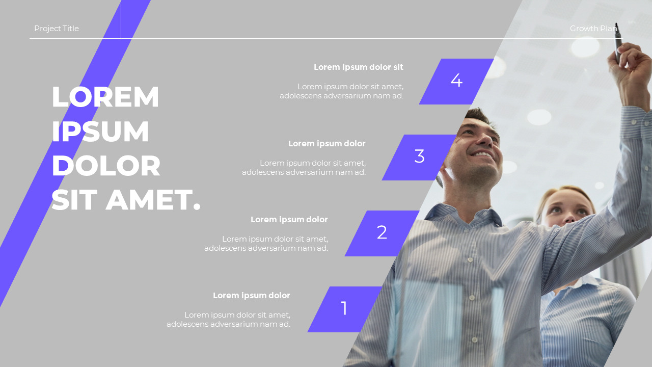 Modern Pitch Deck startup presentation template