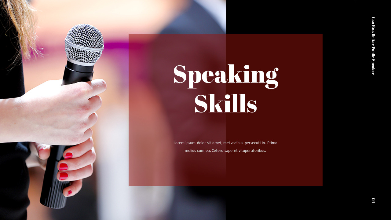 Better Public Speaking Google Slides for mac