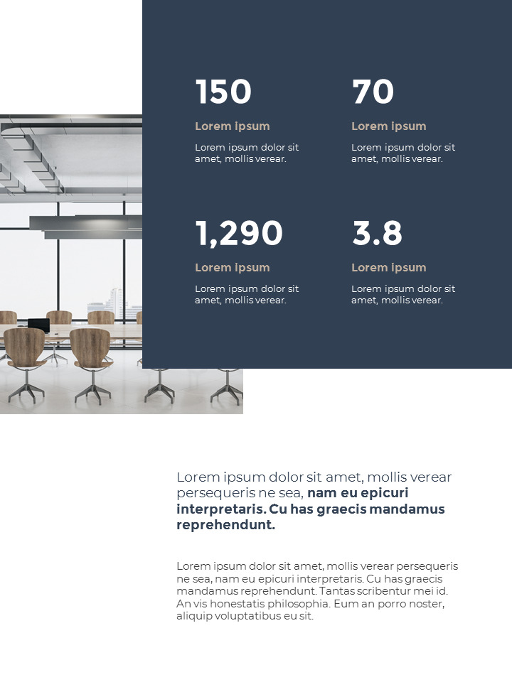 Business Plan Vertical presentation slide