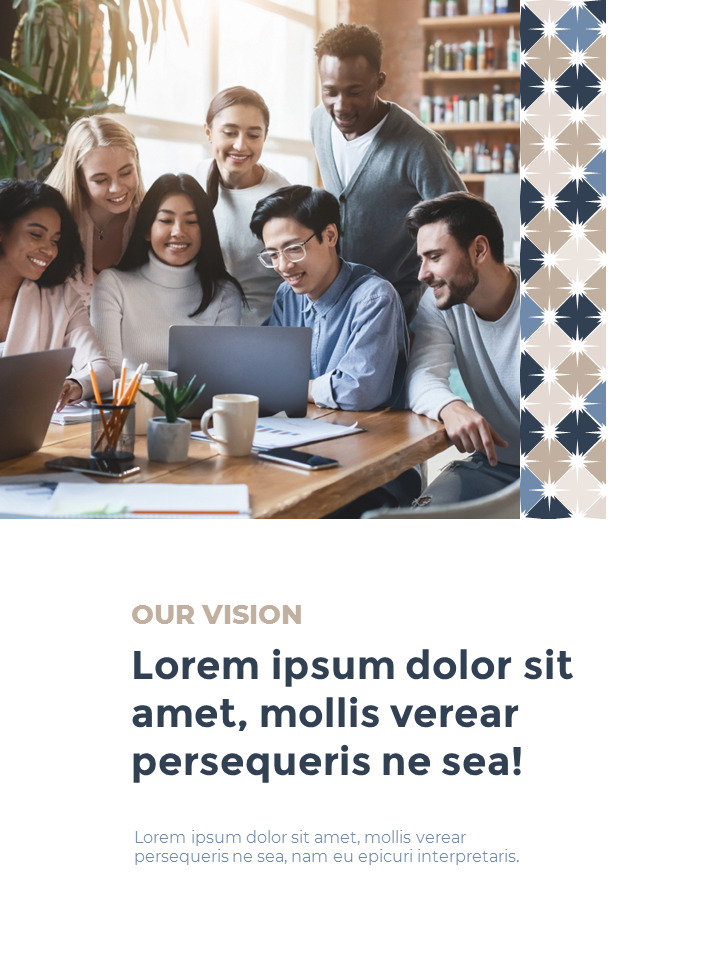 Business Plan Vertical presentation slide